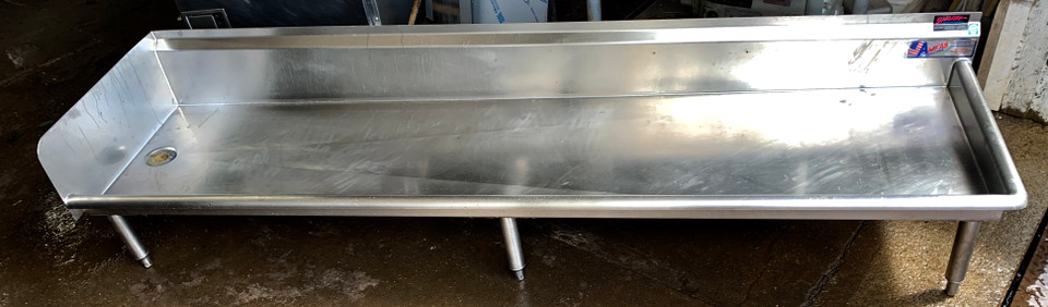 CUSTOM DRAIN BOARD TROUGH - Gillette Restaurant Equipment