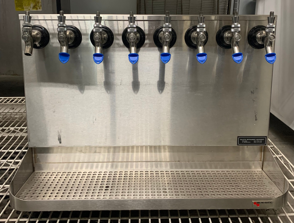 EIGHT TAP WALL MOUNT DRAFT SYSTEM - Gillette Restaurant Equipment