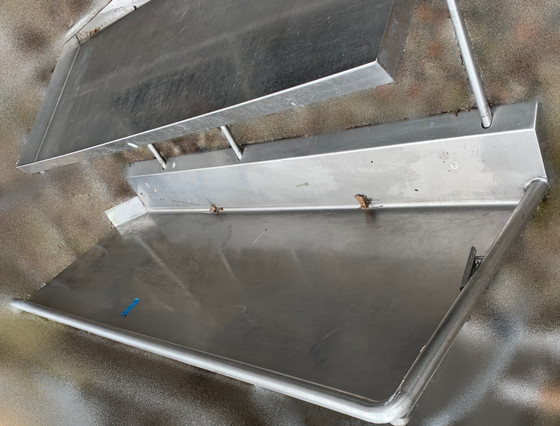 RIGHT CLEAN DISH TABLE WITH SLANT RACK - Gillette Restaurant Equipment