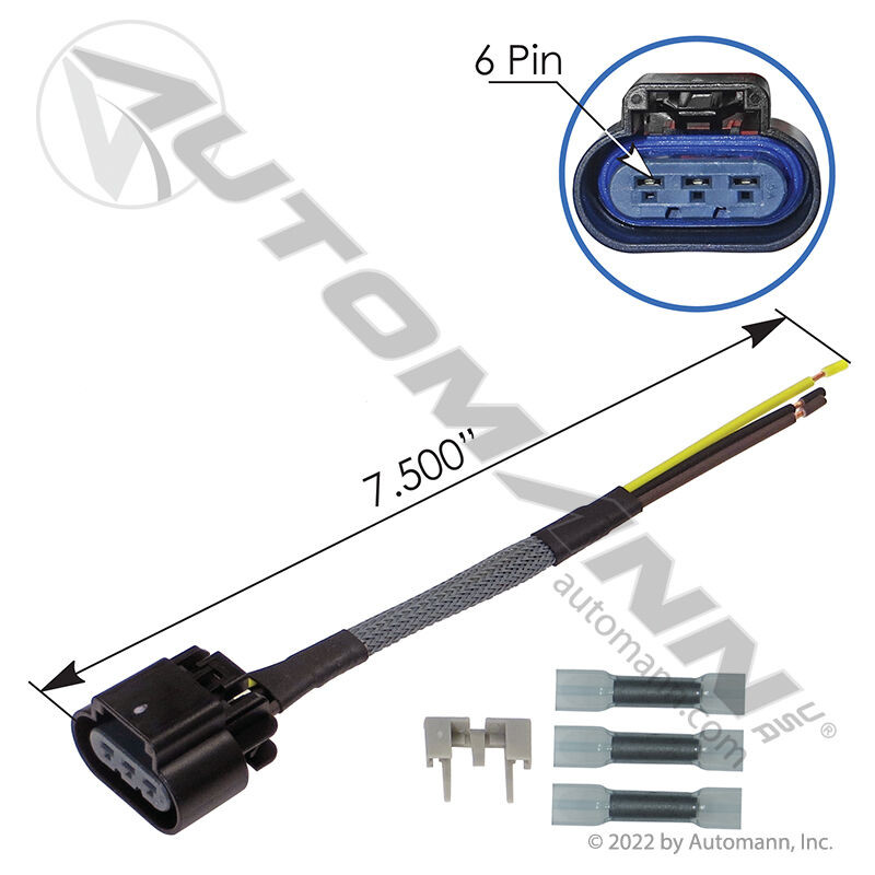 Automann 577.99118R Freightliner M2 Fender / Turn Signal Lamp Harness ...