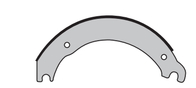4515 Bendix Reman Brake Shoe (Single)- 23k Lining- Marathon 4515BXHS ...