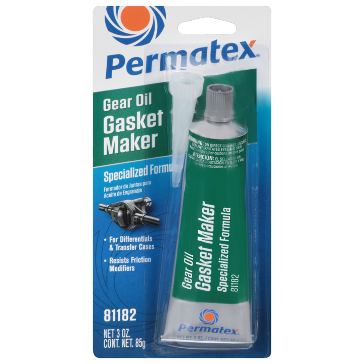 Permatex 81182 Permatex Gear Oil RTV Gasket Make- 3oz Tube (81182)