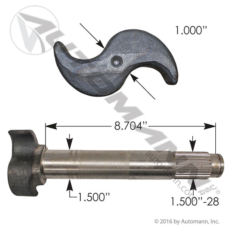 Brakes - Air Brake Parts - S-Cams, Parts & Kits - S-Cams - Triple "R ...