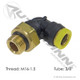 Automann 177.V20999385 Volvo Air Brake PLC Swivel Male Elbow 5/8" Tube ...