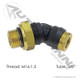 Automann 177.V20999385 Volvo Air Brake PLC Swivel Male Elbow 5/8" Tube ...