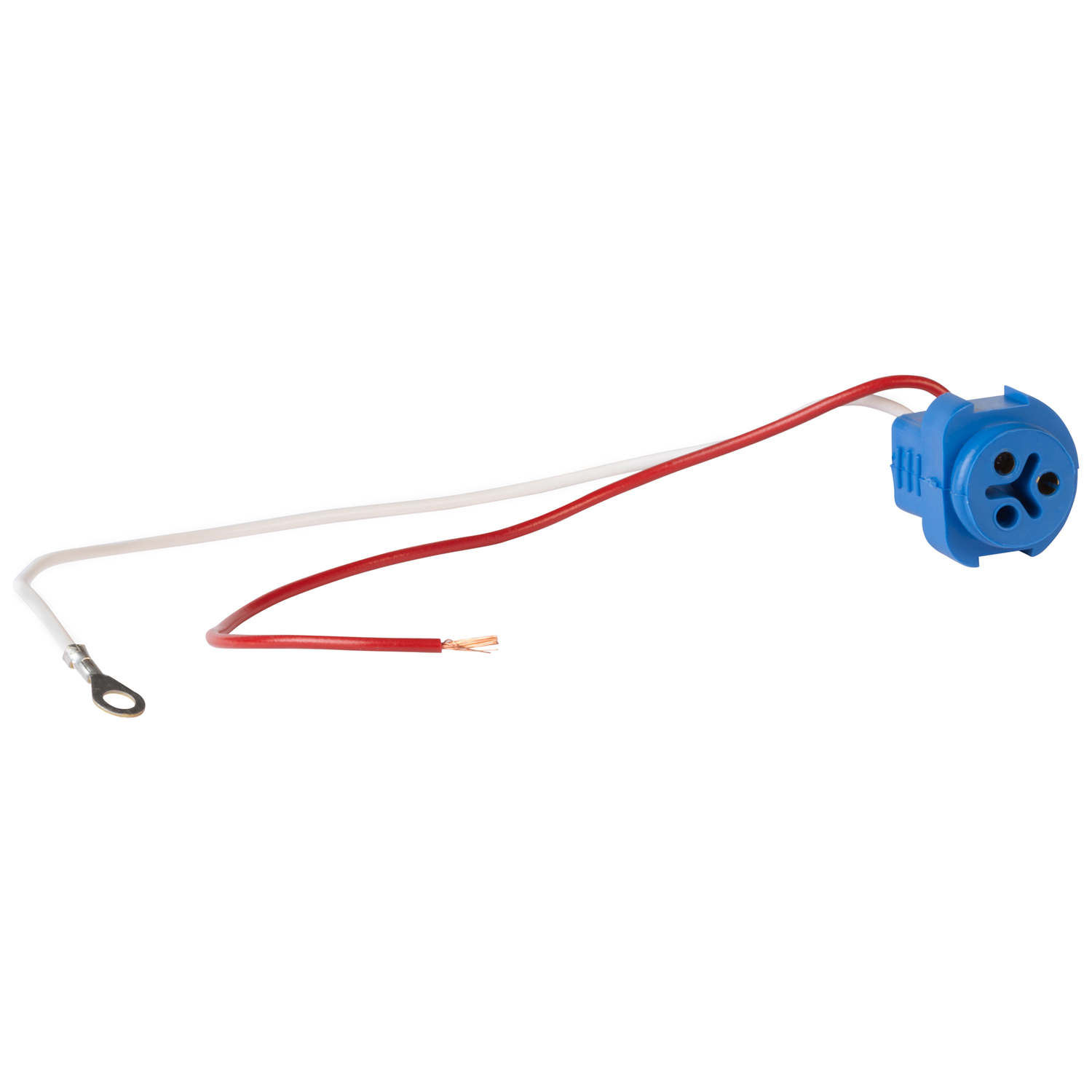 Grote 67013 3 Pin Round S/T/T Pigtail- 11", 1 Ring Terminal, 1 Bare ...
