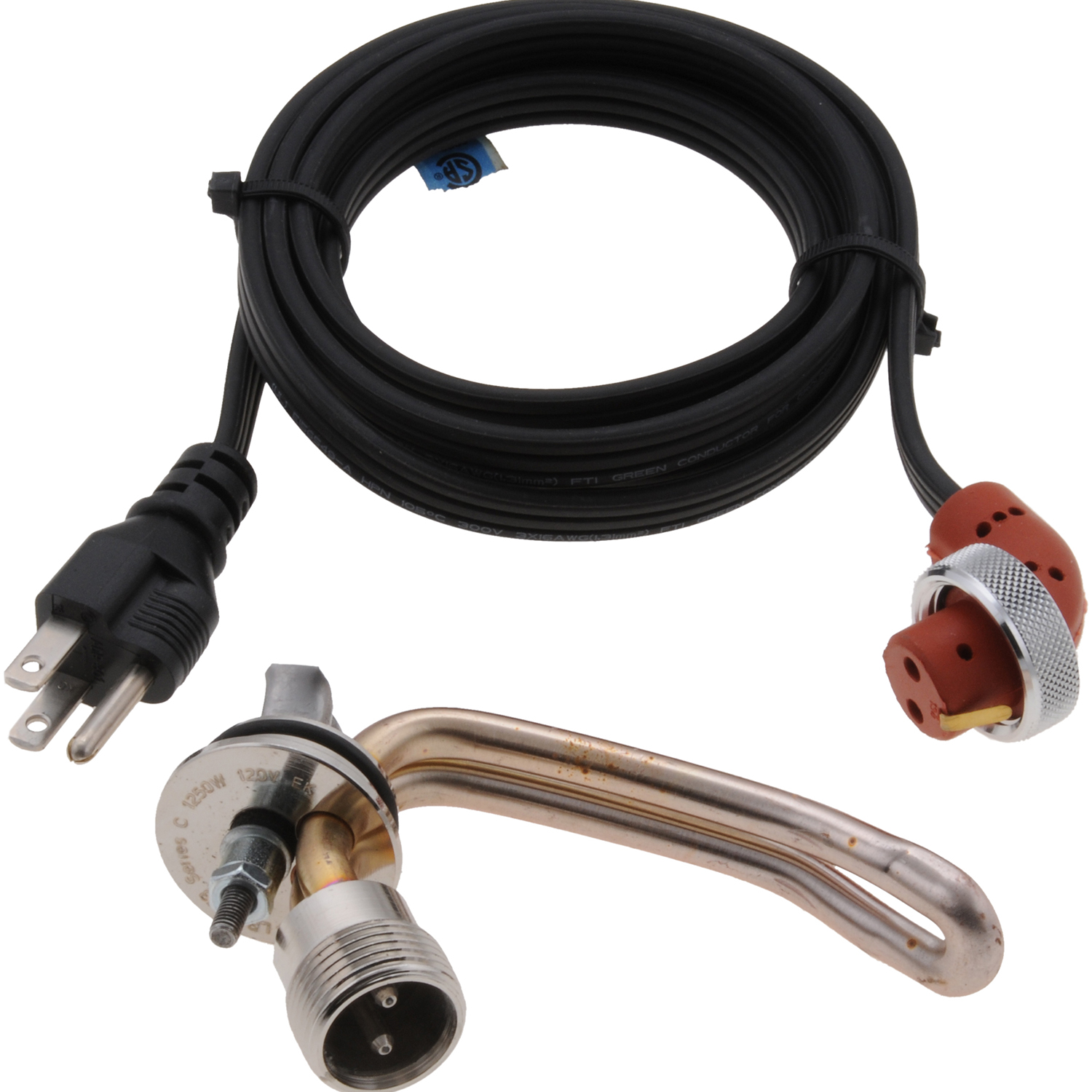Phillips & Temro 8608512 Block Heater- 1 1/4", 1250W Detroit Series 40 ...