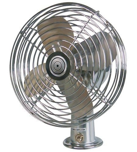 Automann 562.MF612 12V Metal Dash Fan- 6in, 2 speed