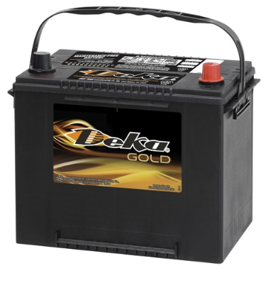 Deka 624FMF Deka Gold Group 24F Battery- Right Positive- 650CCA 624FMF