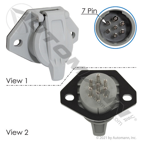 7-Way Socket Split Pins- Nylon- replaces 38502