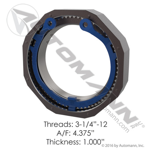 Unitized Spindle Nut- Drive Axle- Meritor, Dana, Eaton- 2 5/8 ...