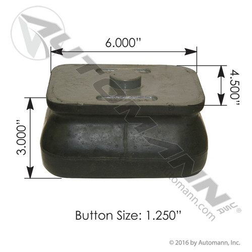 Mack Upper Suspension Insulator- replaces 10QK33A - Triple "R" Truck Parts