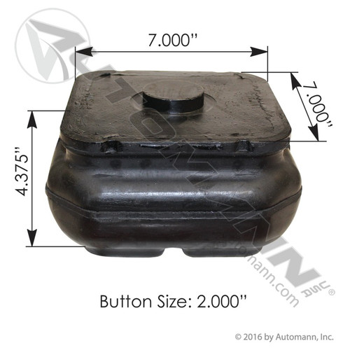 Mack Lower Suspension Insulator- replaces 10QK372 - Triple "R" Truck Parts