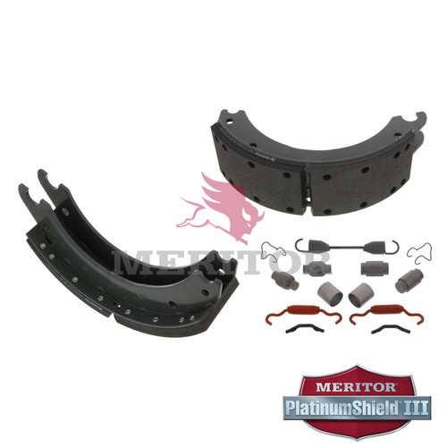 Meritor Brakes XK3124702QP 4702 Q Plus Reman Brake Shoe Kit- 23K Lining ...