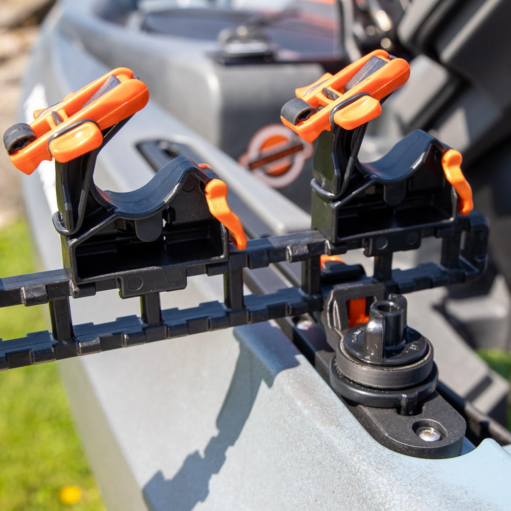 YakAttack® SideStage Rod Rack Horizontal Rod Stager - Kayak Fishing Gear