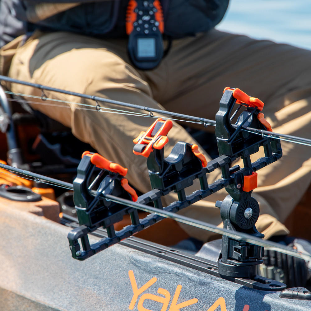 YakAttack® SideStage Pro Rod Rack Horizontal Rod Stager - Kayak Fishing ...