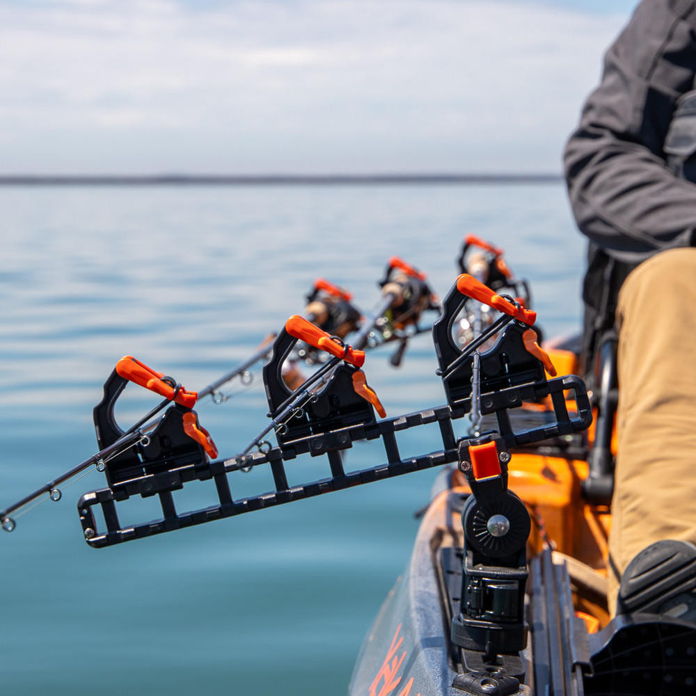 YakAttack® SideStage Pro Rod Rack Horizontal Rod Stager - Kayak Fishing ...