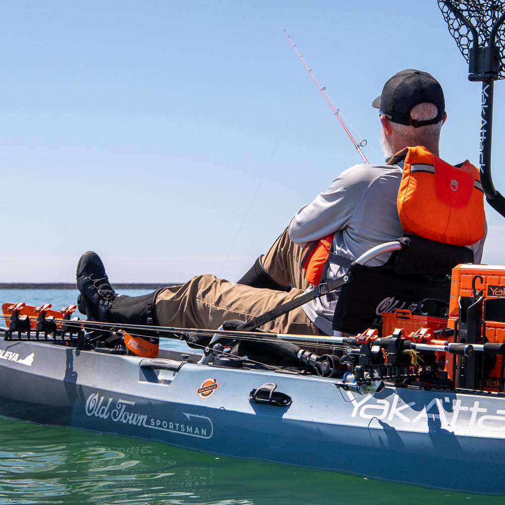 YakAttack® SideStage Rod Rack Horizontal Rod Stager - Kayak Fishing Gear