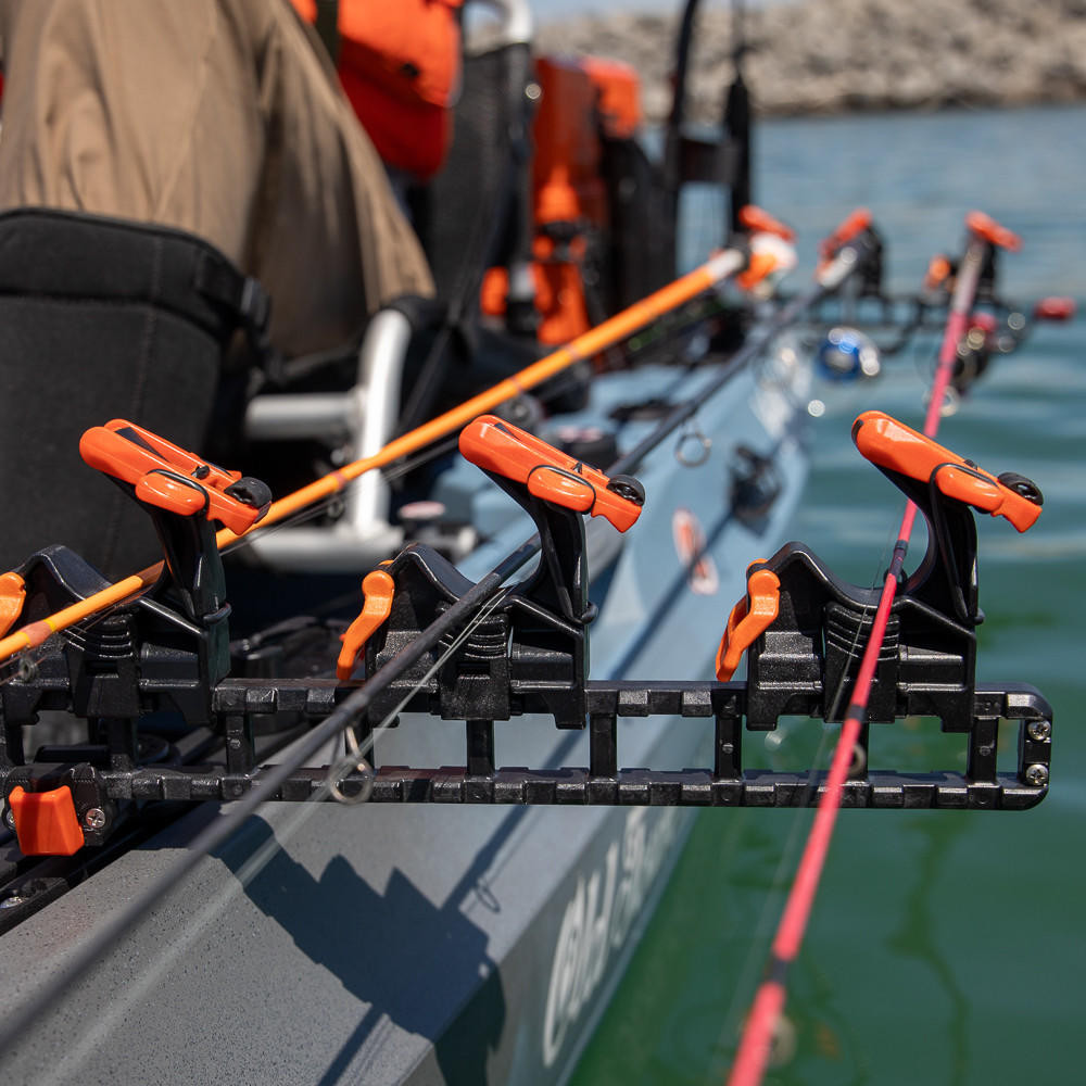 YakAttack® SideStage Rod Rack Horizontal Rod Stager - Kayak Fishing Gear