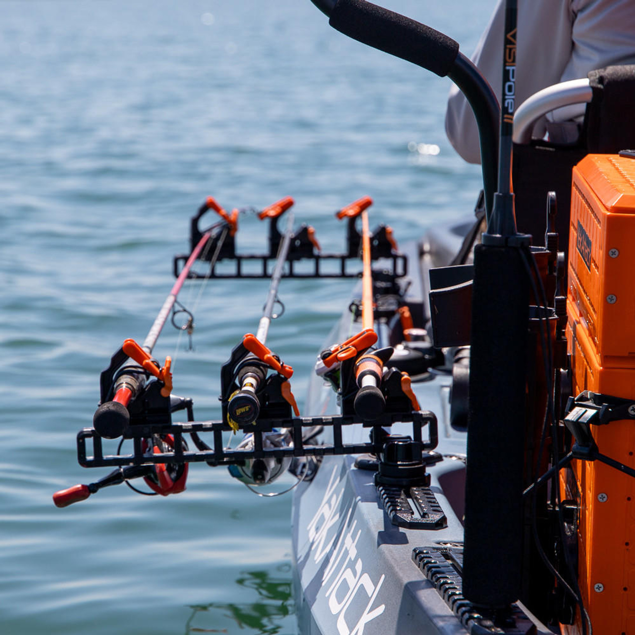 YakAttack® SideStage Rod Rack Horizontal Rod Stager - Kayak Fishing Gear