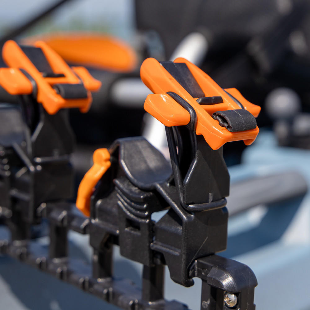 YakAttack® SideStage Rod Rack Horizontal Rod Stager - Kayak Fishing Gear
