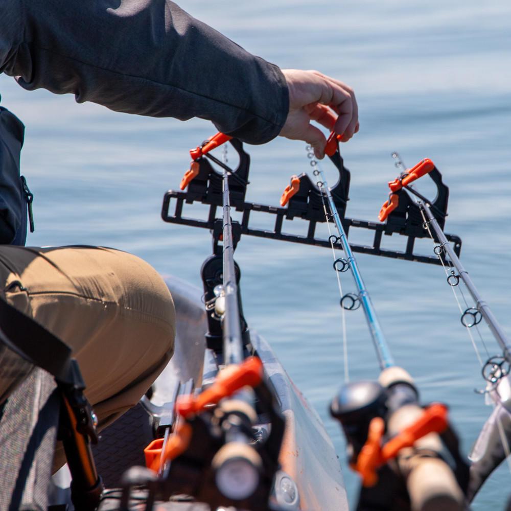 YakAttack® SideStage Pro Rod Rack Horizontal Rod Stager - Kayak Fishing ...