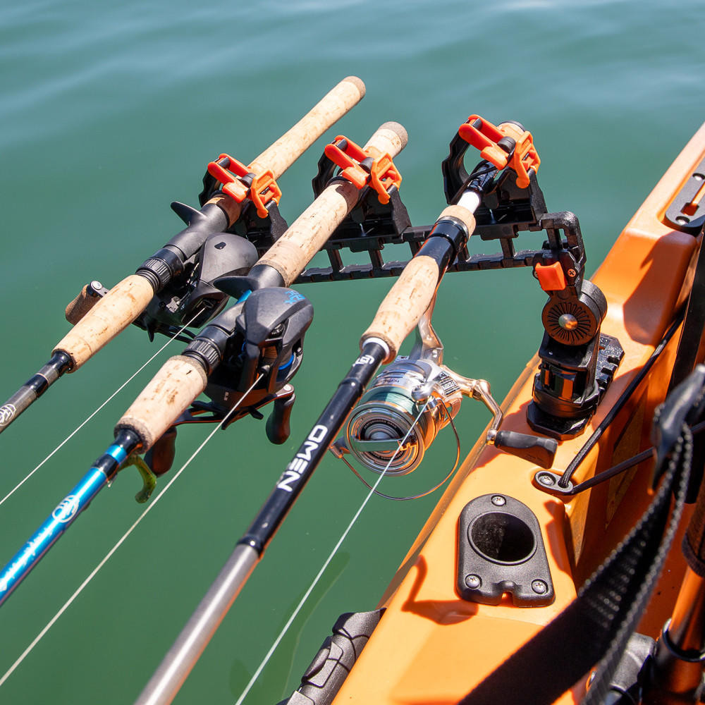 YakAttack® SideStage Pro Rod Rack Horizontal Rod Stager - Kayak Fishing ...