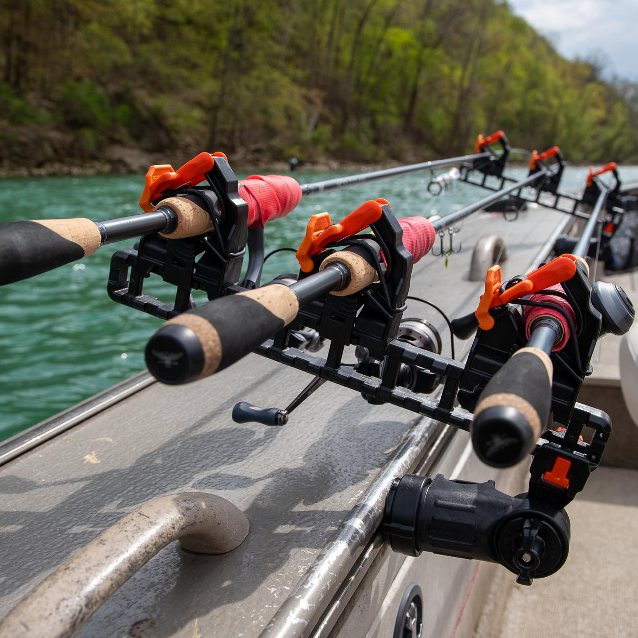 YakAttack® SideStage Pro Rod Rack with TurnKey Adapters for Aluminum ...