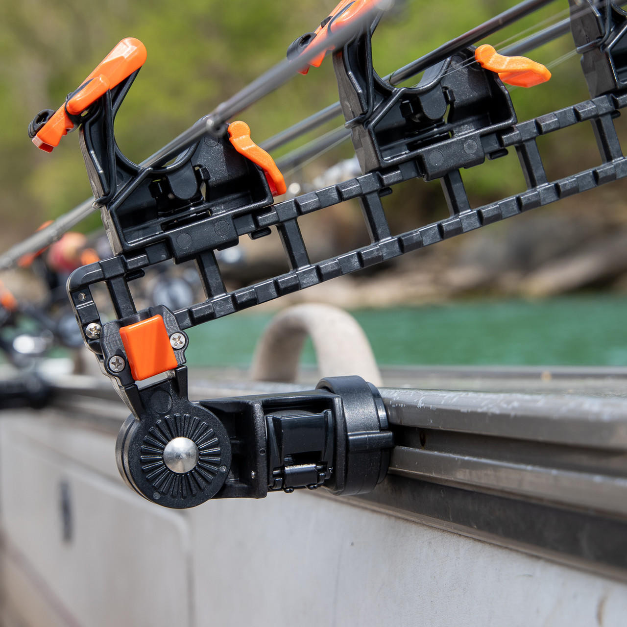 YakAttack® SideStage Pro Rod Rack with TurnKey Adapters for Aluminum ...