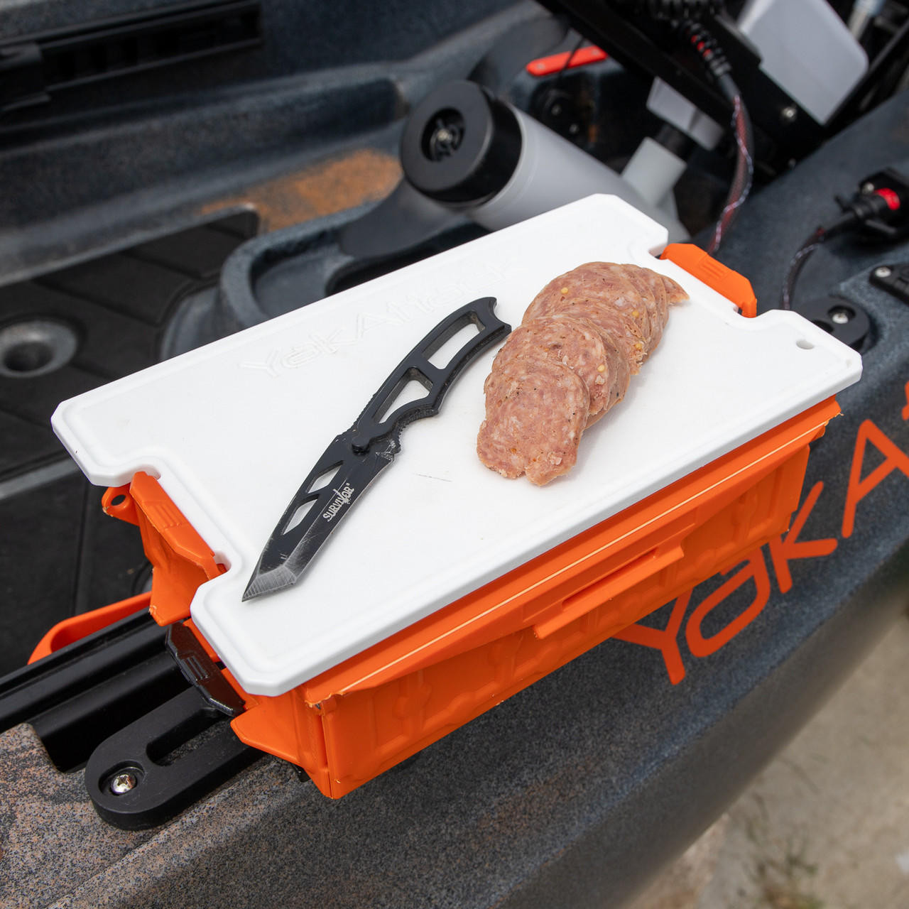 YakAttack® TrackPak Cutting Board Attachment White - Kayak Fishing Gear