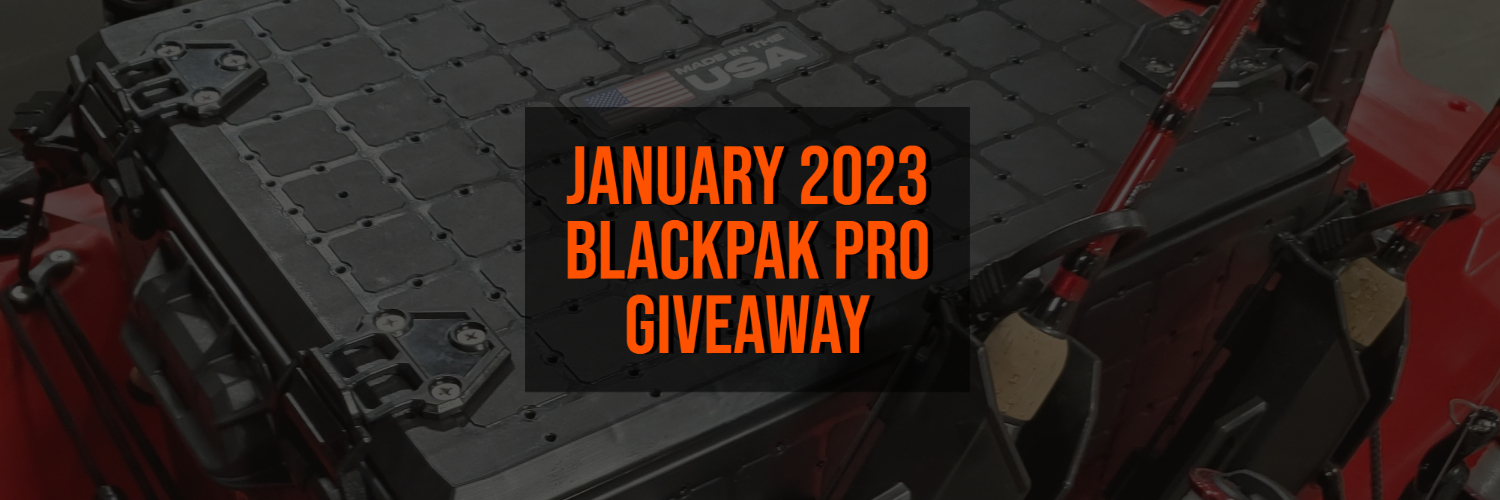 January "Pick Your BlackPak Pro" Giveaway - YakAttack