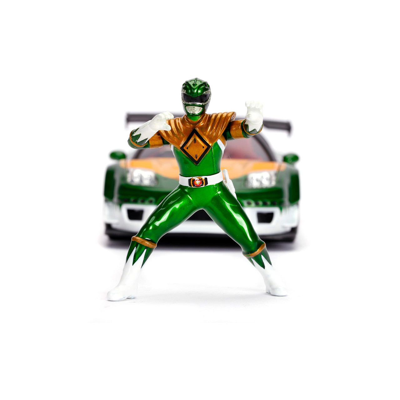 2002 Honda NSX w/Green Power Ranger Diecast Model Car | Jada Toys