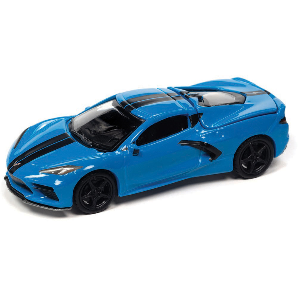 2020 Corvette Stingray C8 - Elkhart Lake Blue 1:24 Scale Diecast Model ...