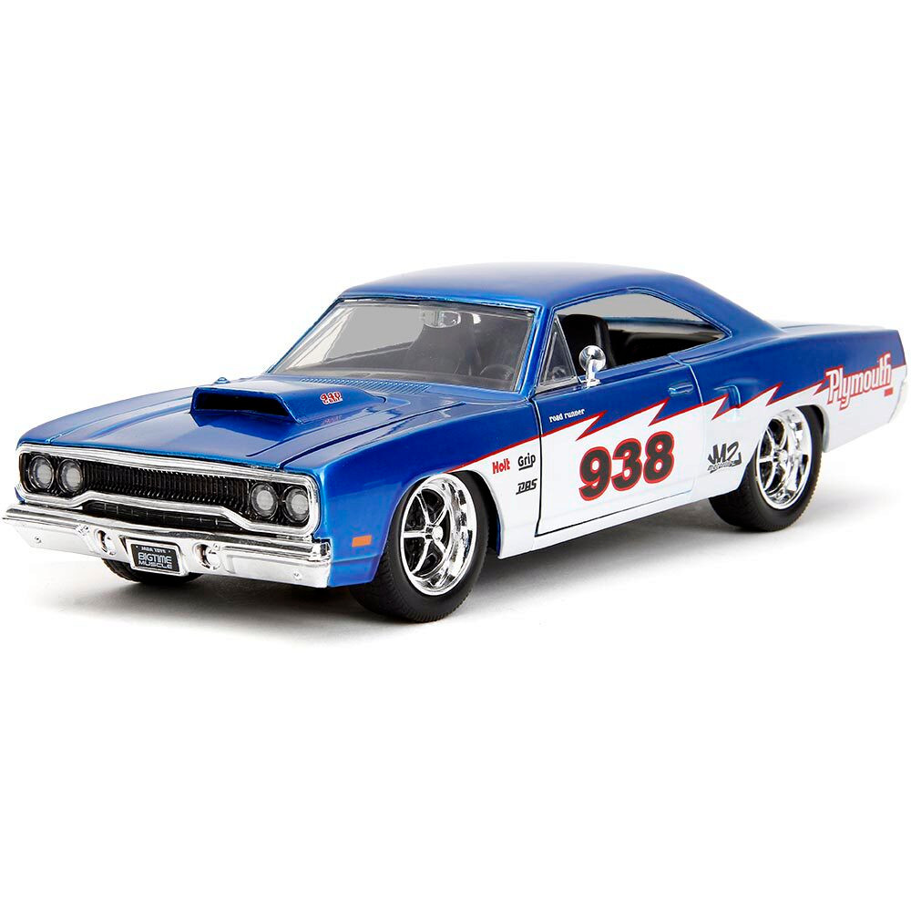 1970 Plymouth Road Runner & Wile E. Coyote Figure | Jada Toys