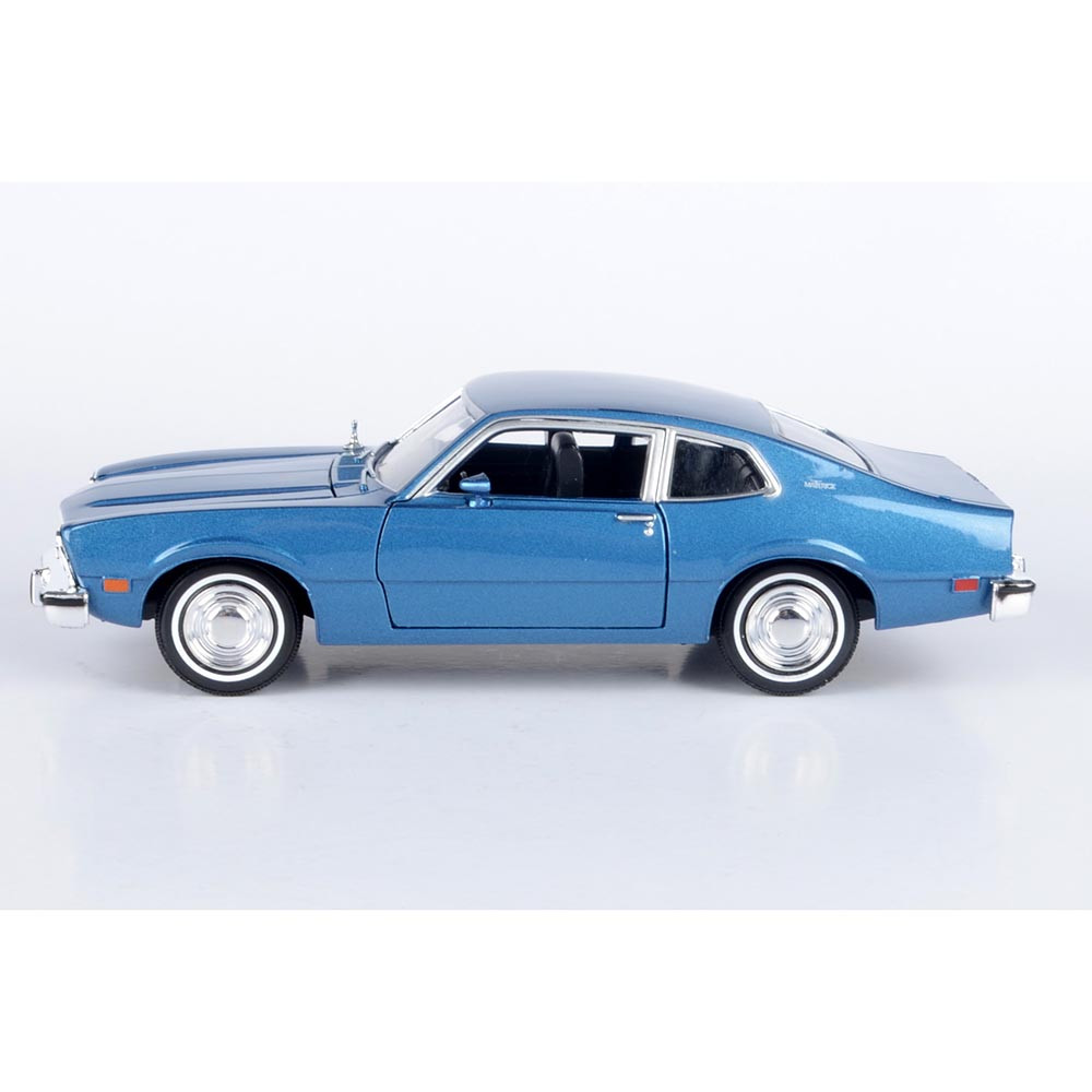 1974 Ford Maverick Blue Diecast Model Car | Motormax