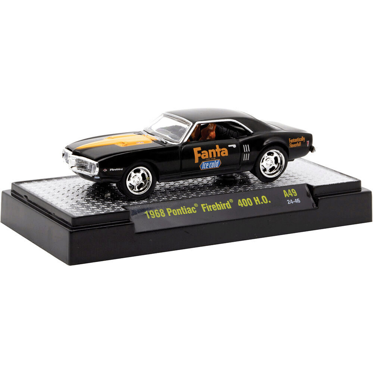 1968 Fanta Pontiac Firebird Diecast Model Car | M2 Machines