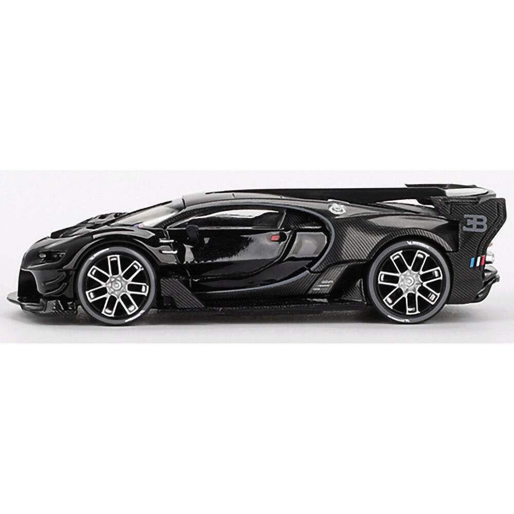 Bugatti Vision Gran Turismo Black Mijo Diecast Model Car | Mini GT