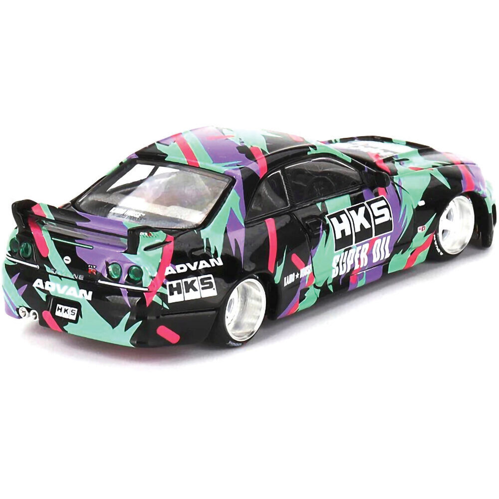 Nissan Skyline GT-R (R33) HKS V1 Black Green | Kaido House