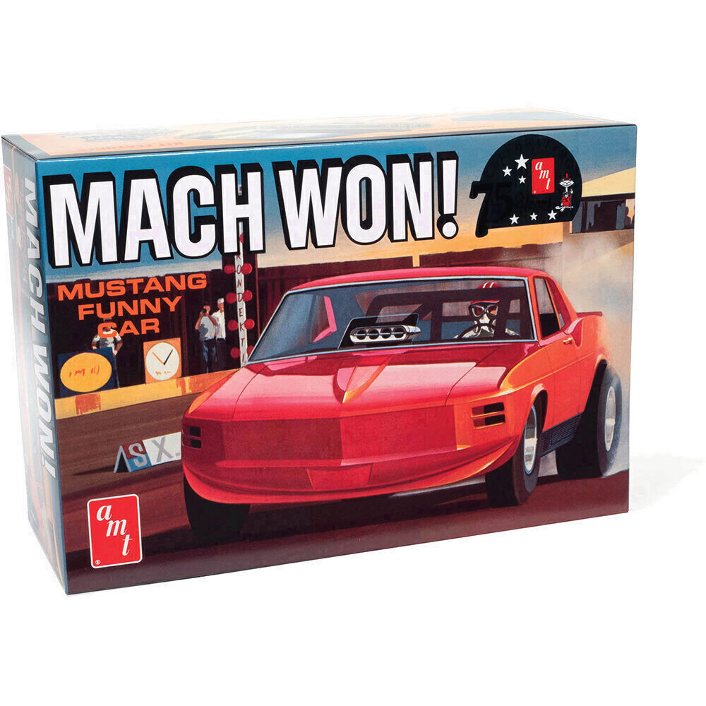 1970 Ford Mustang Funny Car Mach Won Plastic Model Kit | AMT