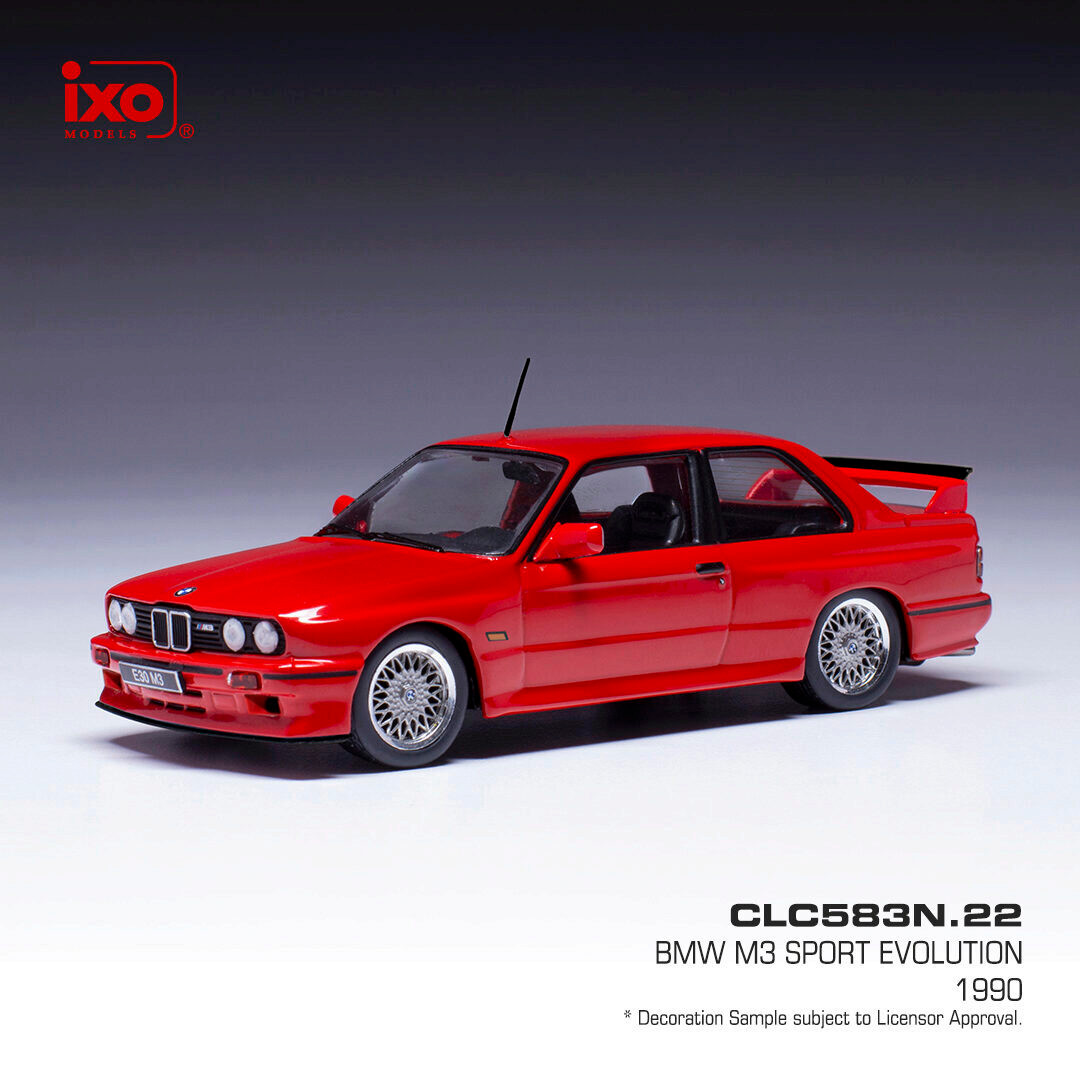 1990 BMW M3 Sport Evolution Red | IXO Models