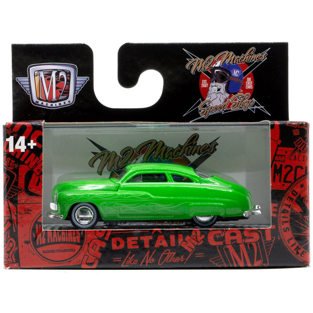 1949 Mercury Custom Green Diecast Model Car | M2 Machines