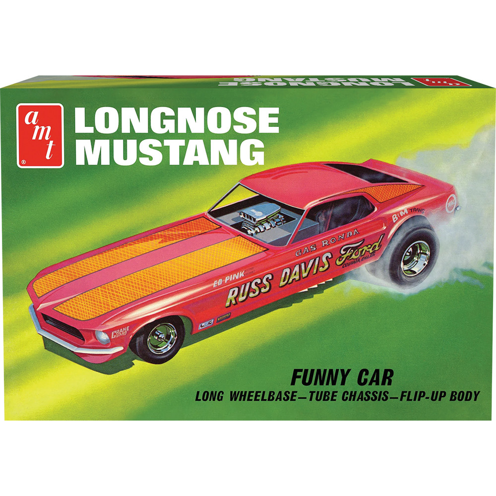 1969 Ford Mustang Long Nose Funny Car "Gas Ronda" | AMT