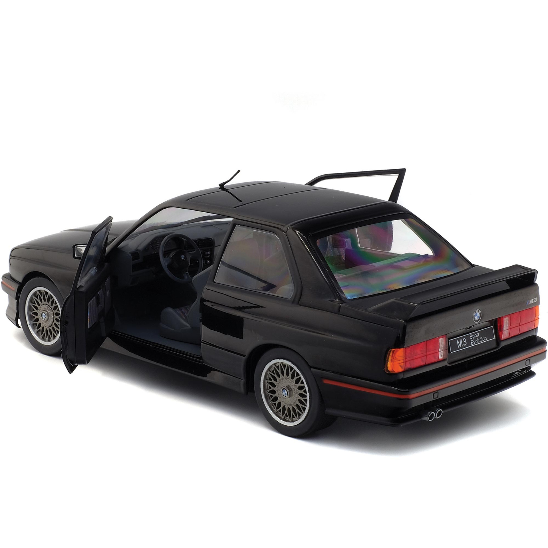 1990 BMW E30 M3 Sport EVO Glanzschwarz Diecast Model Car | Solido