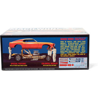 1970 Ford Mustang Funny Car Mach Won Plastic Model Kit | AMT