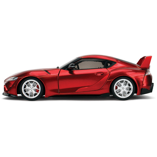 Toyota GR Supra W6 Pink Slips Candy Red Diecast Model Car | Pink Slips
