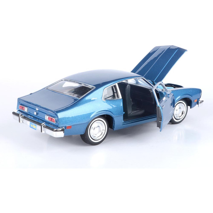 1974 Ford Maverick Blue Diecast Model Car | Motormax