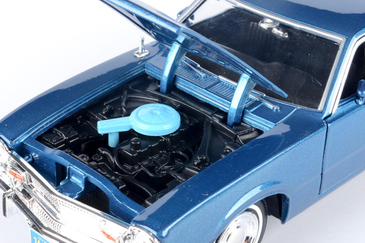1974 Ford Maverick Blue Diecast Model Car | Motormax