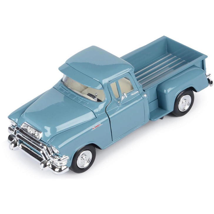 1955 GMC Blue Chip Pickup Light Blue Diecast Model Truck | Motormax