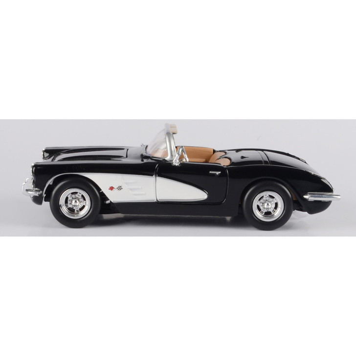 1959 Corvette - Black 1:24 Scale Diecast Model by Motormax | Fairfield ...
