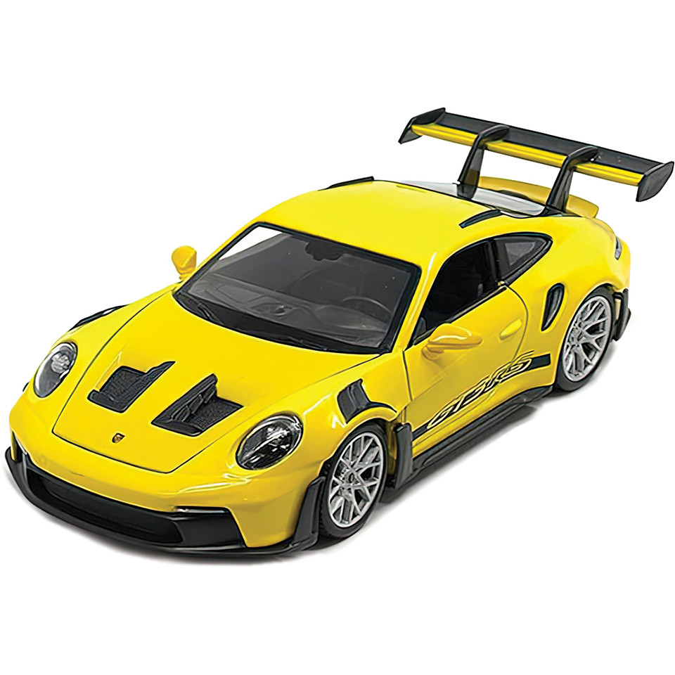 Porsche 911 GT3 RS (992) Yellow Diecast Model Car | Welly